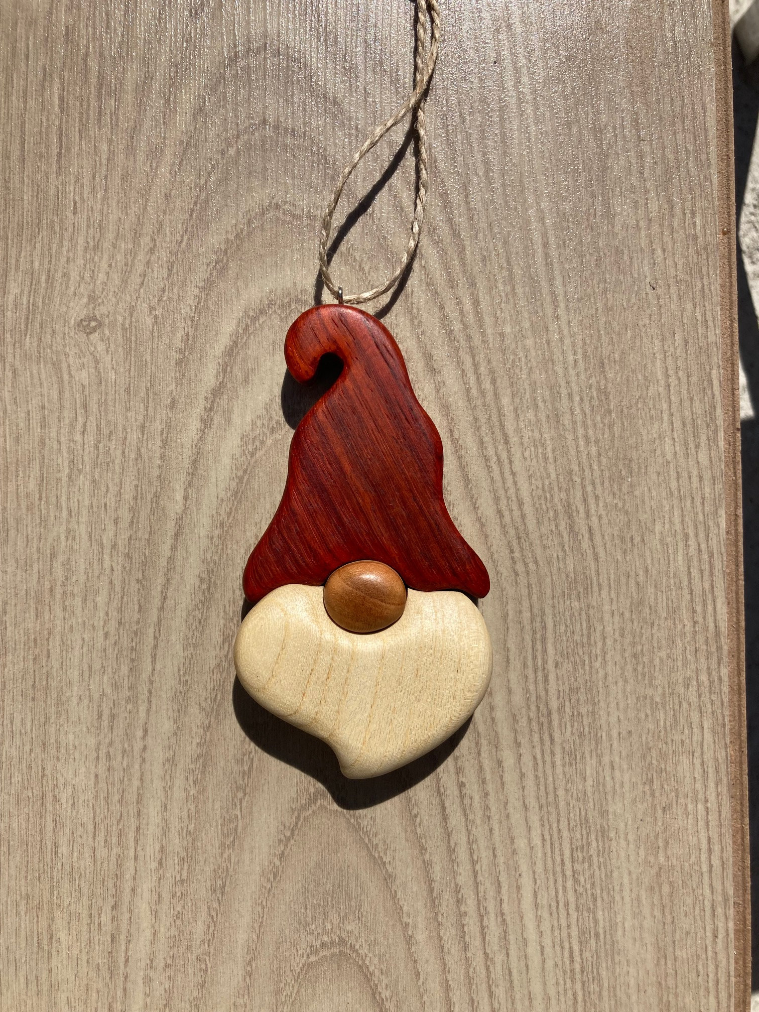 Handmade Intarsia Gnome Magnet, Wooden Ornament - Etsy Canada