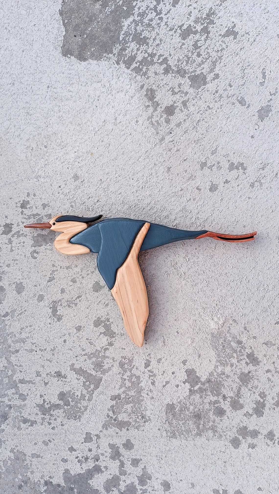 BLUE HERON, Birds,art, Intarsia Wooden Art, Animal, Intarsia Wood Art ...