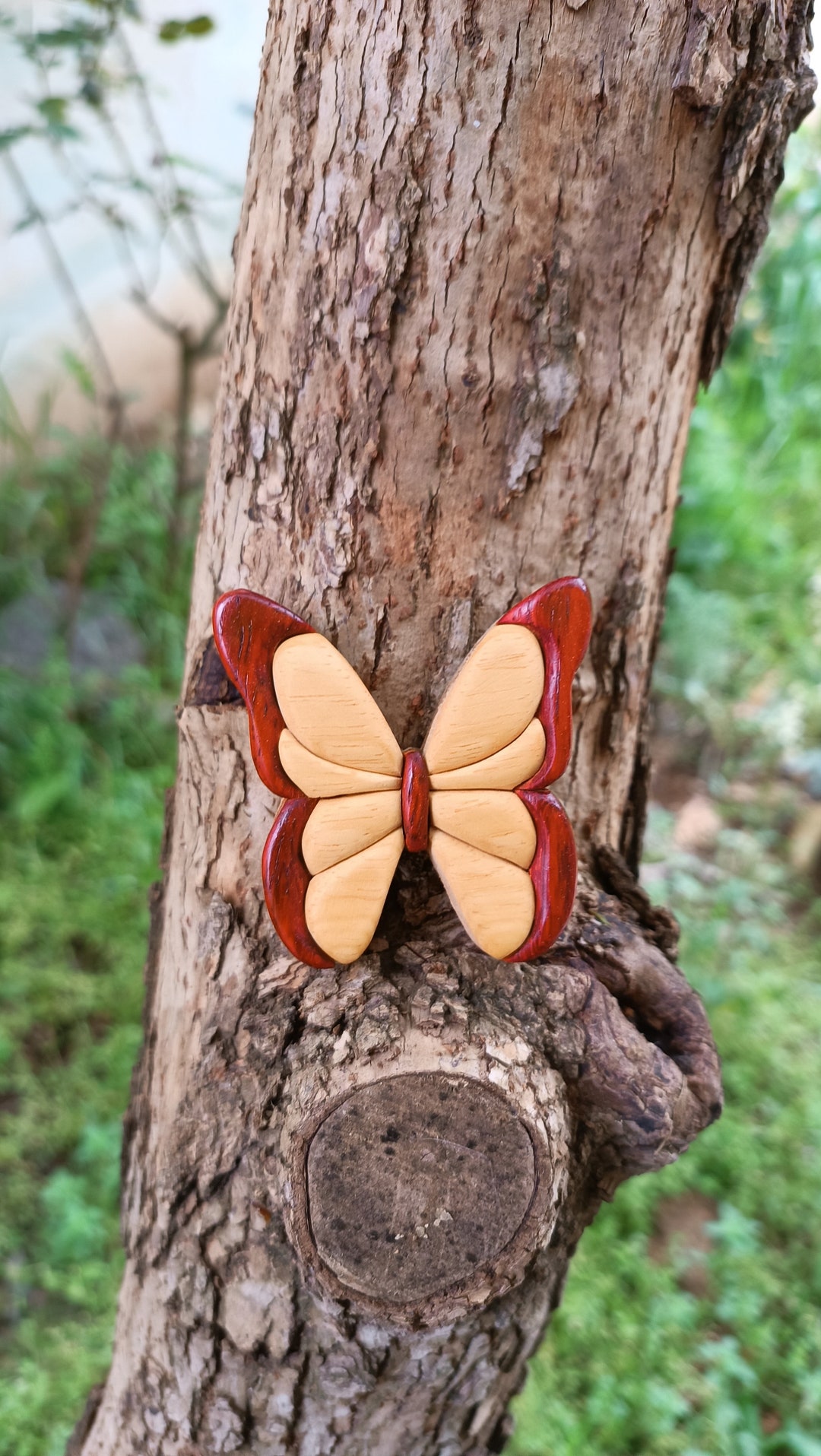 BUTTERFLY , Magnet, Intarsia, Intarsia Wooden Art, Wild Life, Home ...