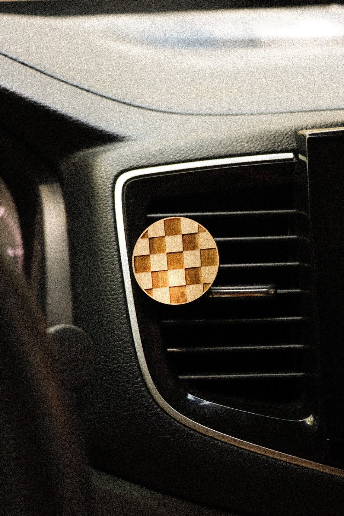 Checkered Air Vent Car Diffuser Checkerboard Car Clip - Etsy