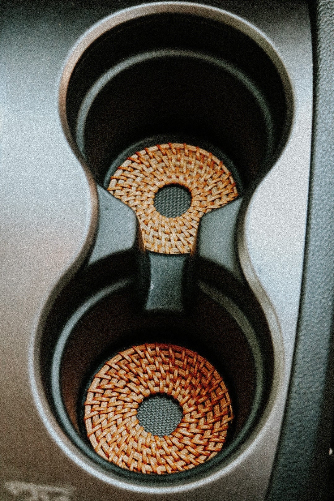 Rattan Car Coasters, Set of 2 Car Coasters, Boho Car Coasters, Boho Car ...