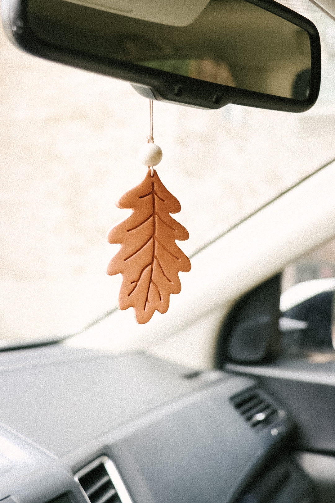 Essential Oil Leaf Car Diffuser Terra-cotta Hanging Car - Etsy