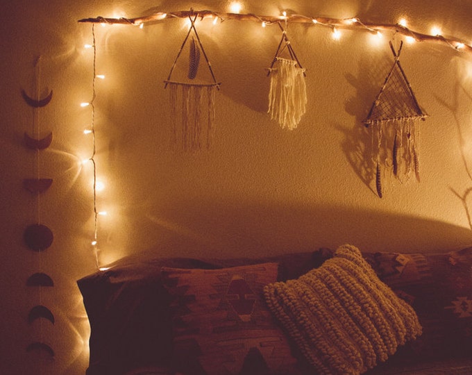 Phases of the Moon Clay Wall Hanging > Crescent Moon > Full Moon > Boho ...