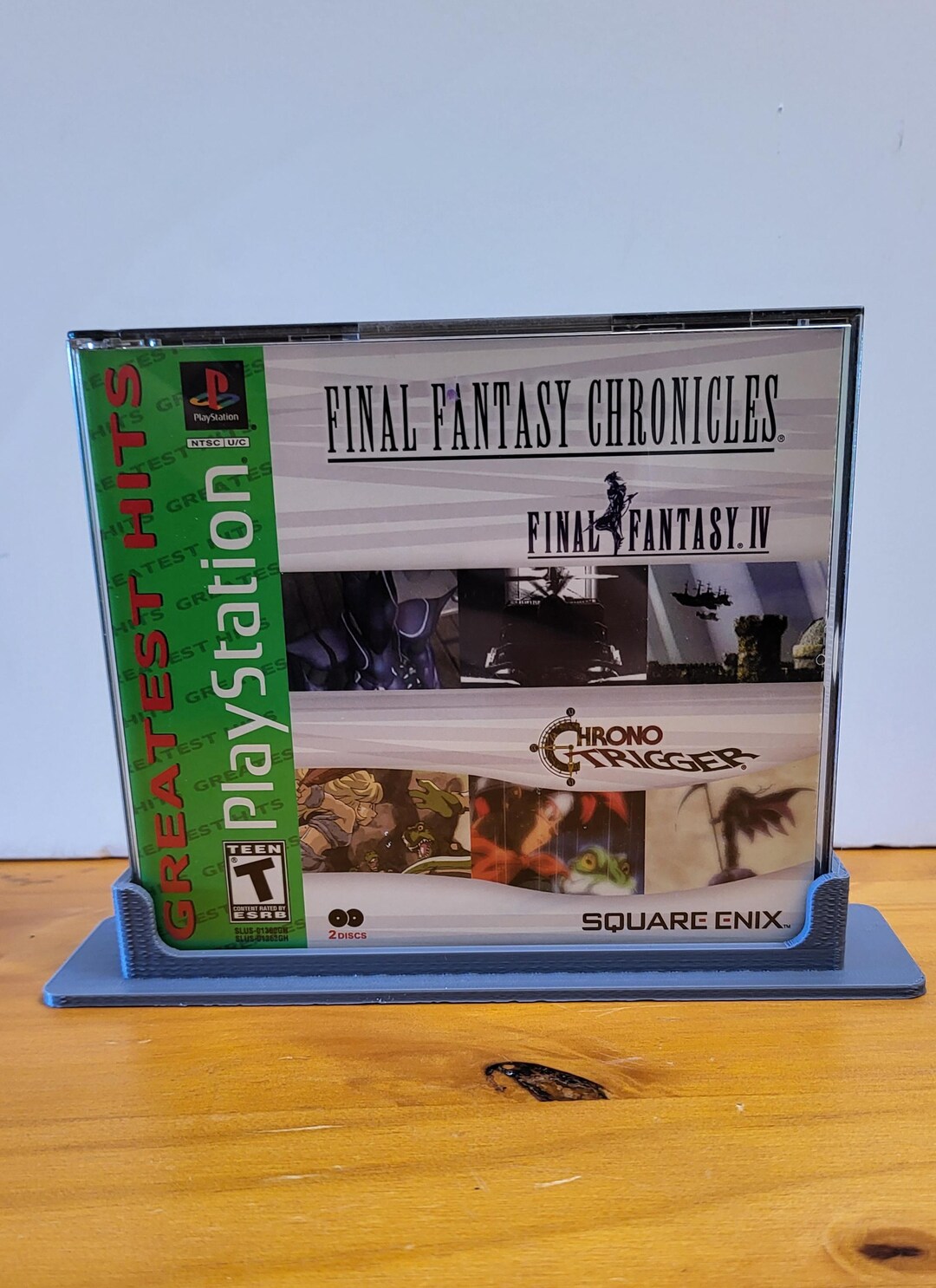 Playstation 1 Multi Disc Case Display Stand PS1 Collector Display Shelf ...