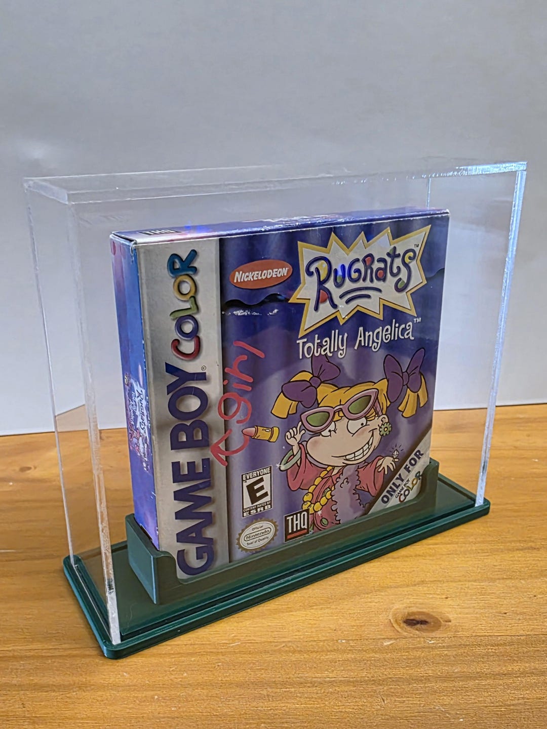 Nintendo Game Boy Game Retail Box Acrylic Display Case Stand - GB GBC ...