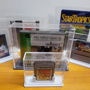 Playstation 1 Acrylic Display Case Stand - PS1 Multi Disk Collectors ...