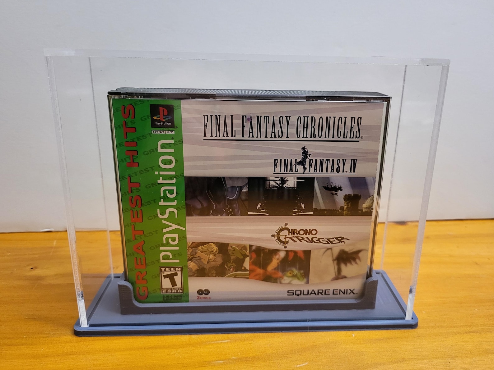 Playstation 1 Acrylic Display Case Stand - PS1 Multi Disk Collectors ...