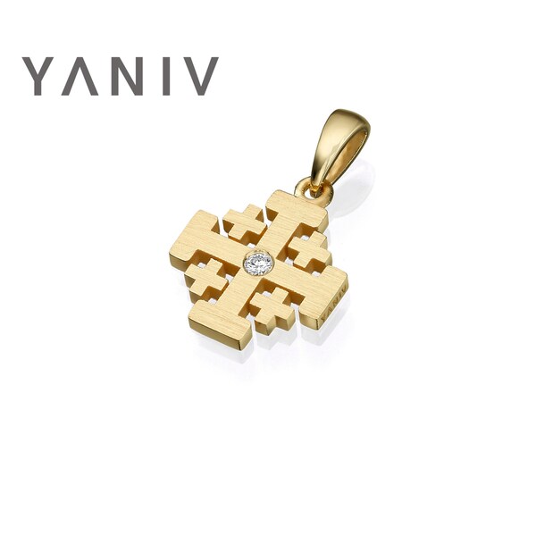 Jerusalem Gold Cross - Etsy