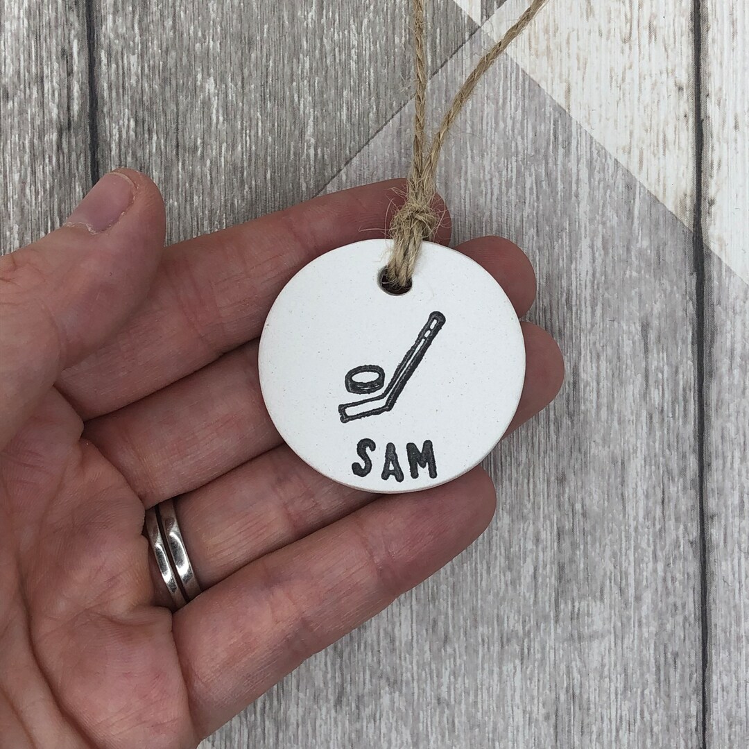 Ice Hockey Gift, Birthday Gift Tags, Party Favours, Personalised Gift ...