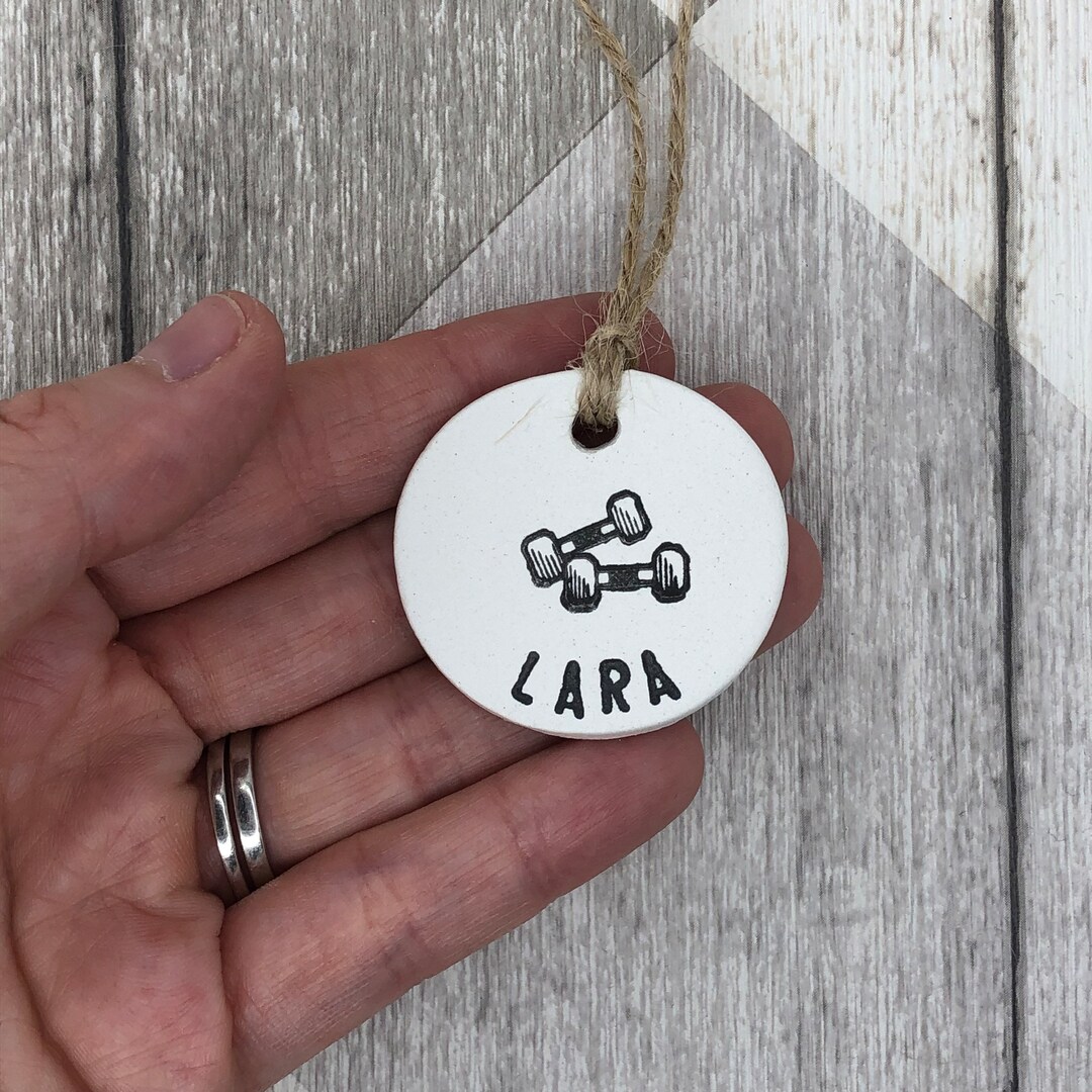 Dumbbell Gift, Gift for Gym Buddy, Birthday Gift Tags, Gym, Exercise ...