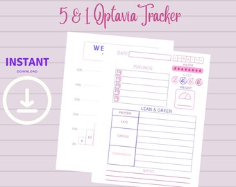 Optavia Tracker - Etsy