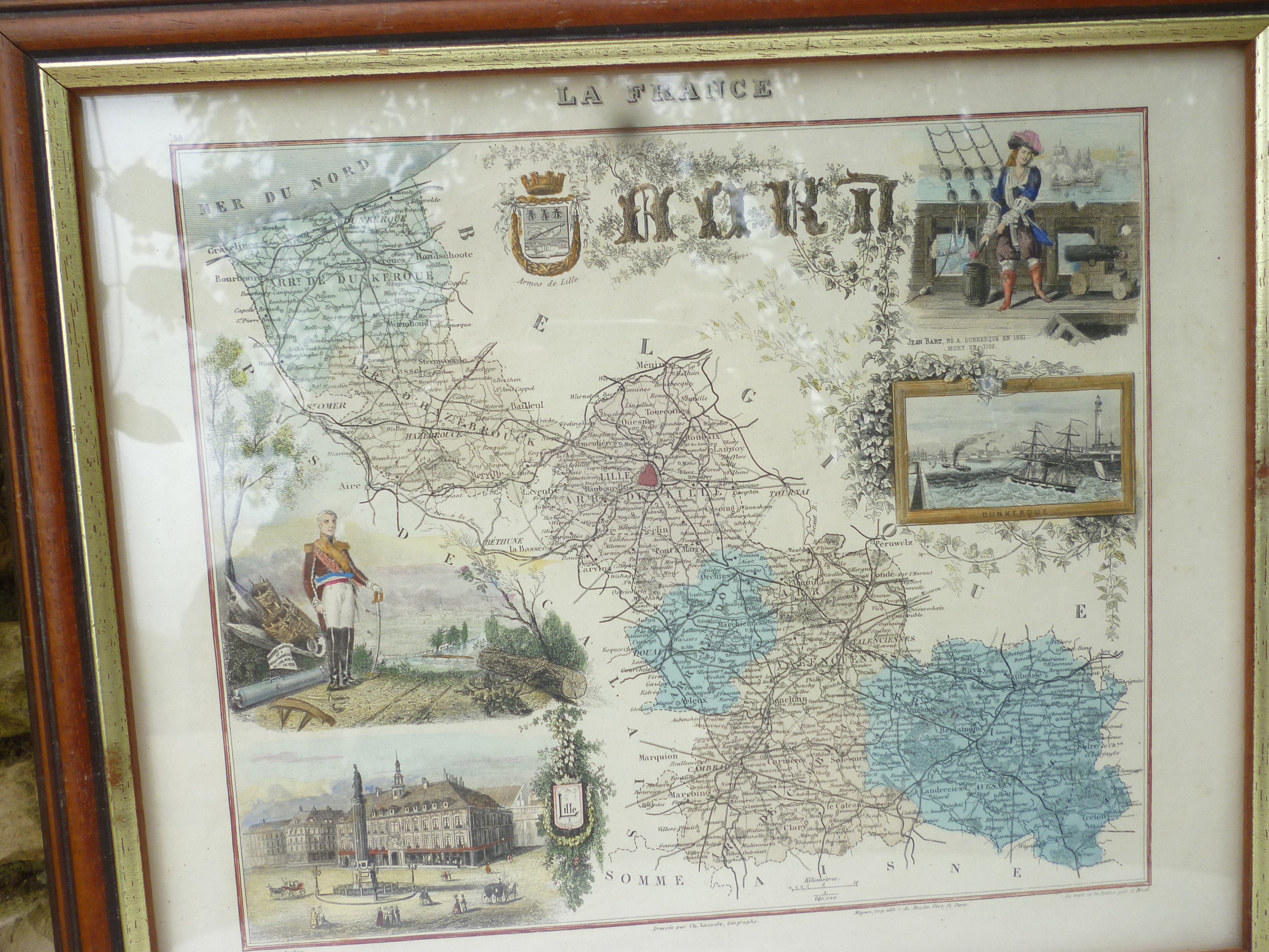 Old French Map - Etsy