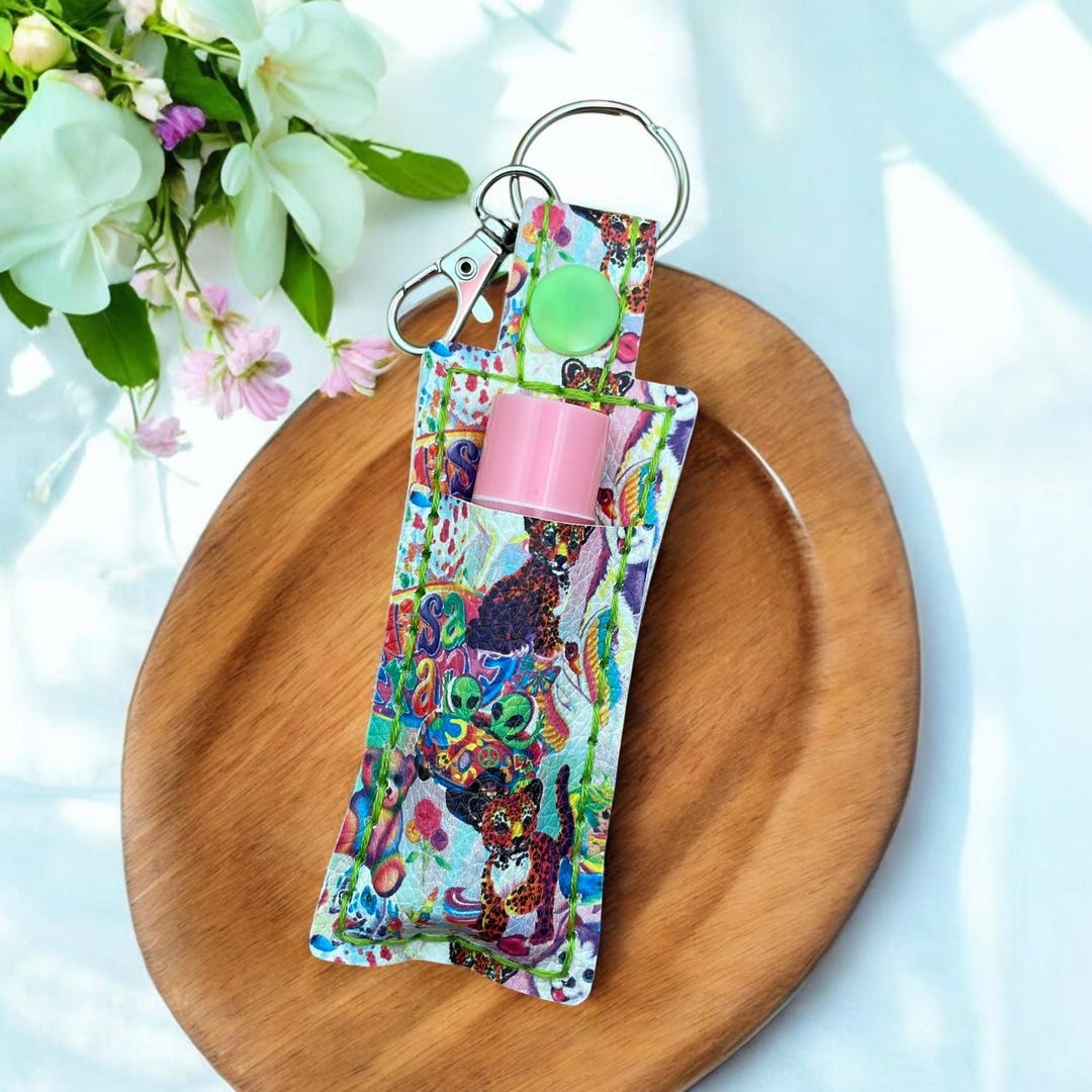 Stylish Rainbow Animals Chapstick Keychain - Etsy