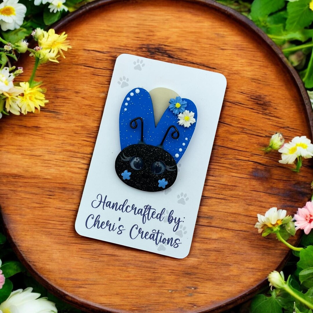 Cute Firefly Glow Bug Polymer Clay Embellishment - Etsy