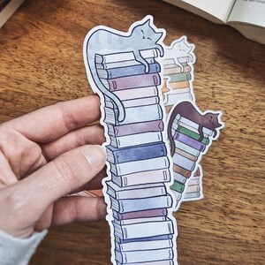 Cat Bookmark | Book Tracker | Gift Ideas for Readers | Reading Tracker ...