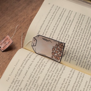 Tea Bag Bookmark | Gift Ideas for Readers | Tea Lover Bookmark - Etsy