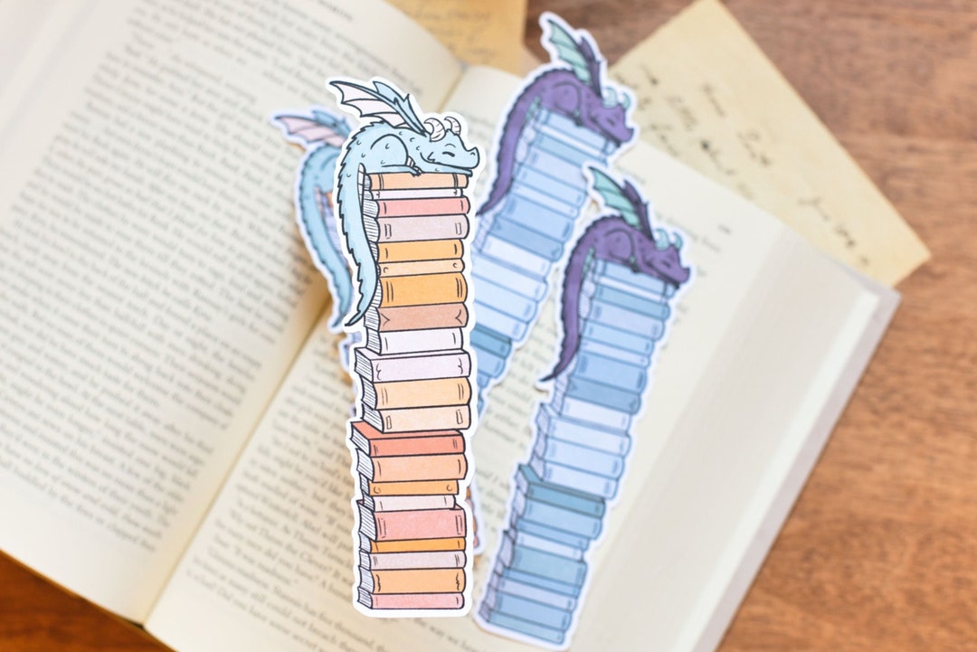 Dragon Bookmark | Book Tracker | Gift Ideas for Readers | Fantasy ...