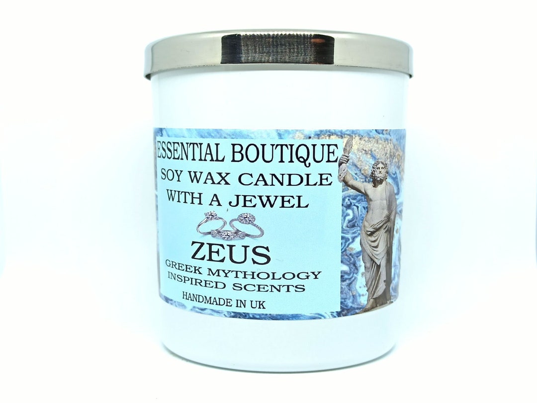 Essential Boutique Jewel Candle Imperial Gods Series ZEUS Candle With ...