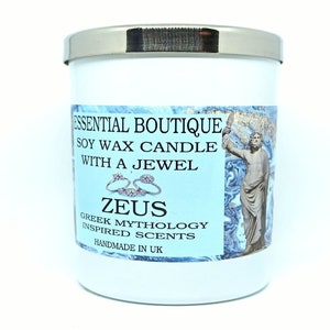 Essential Boutique Jewel Candle Imperial Gods Series ZEUS Candle With ...