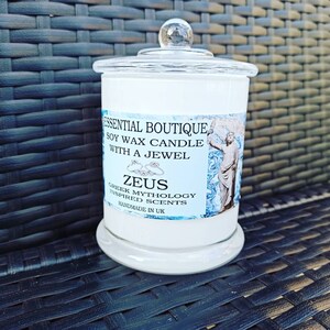 Essential Boutique Jewel Candle Imperial Gods Series ZEUS Candle With ...