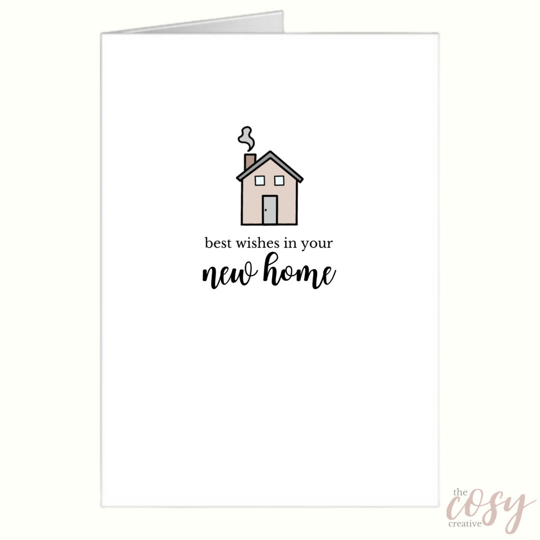 New Home Card Moving House Card - Etsy