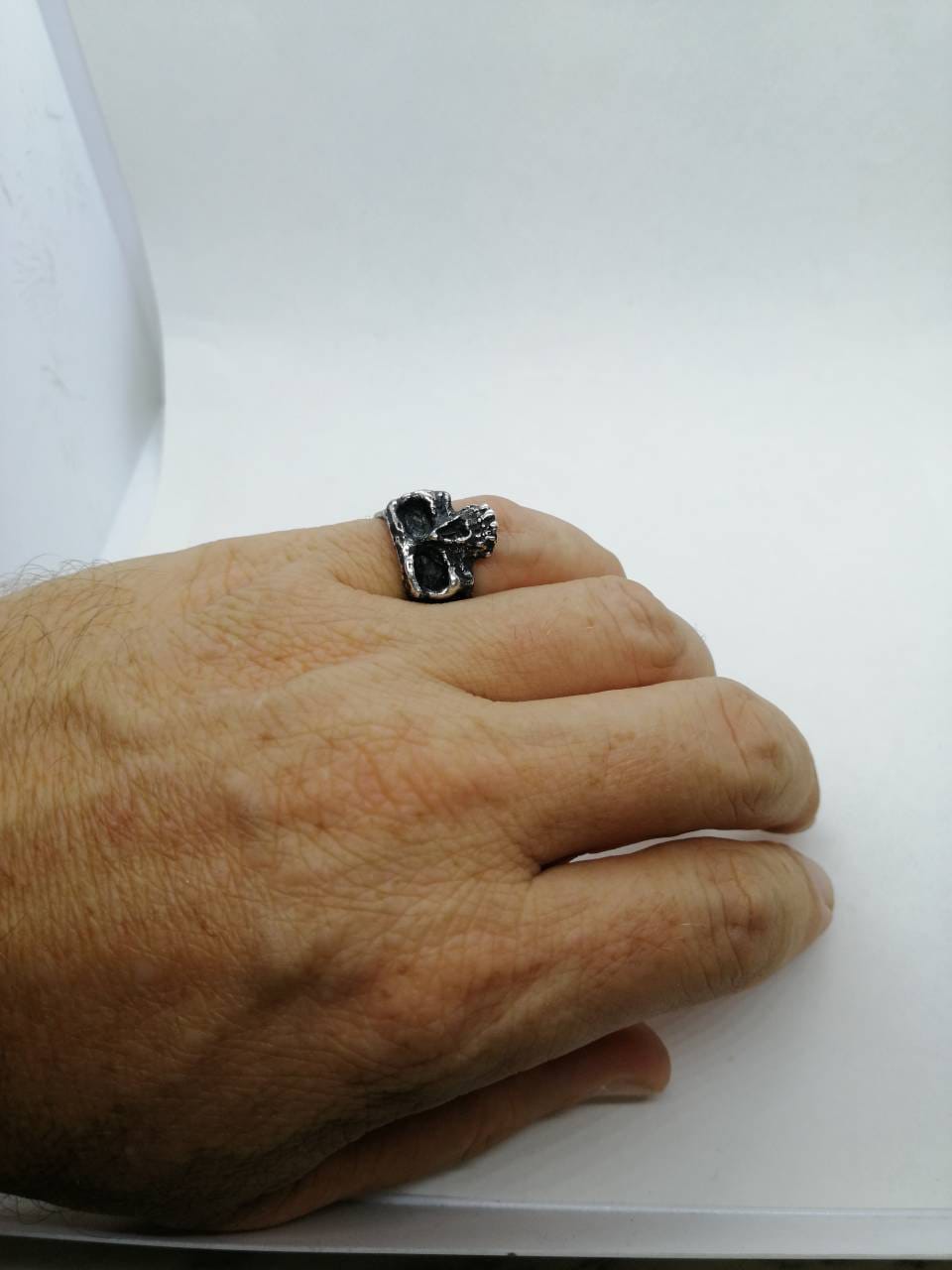 Anello Teschio, Anello Teschio, Anello Gotico, Argento Sterling ...