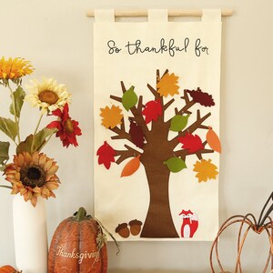 Thankful Tree Thanksgiving Countdown Calendar, Thanksgiving Decor, Fall ...