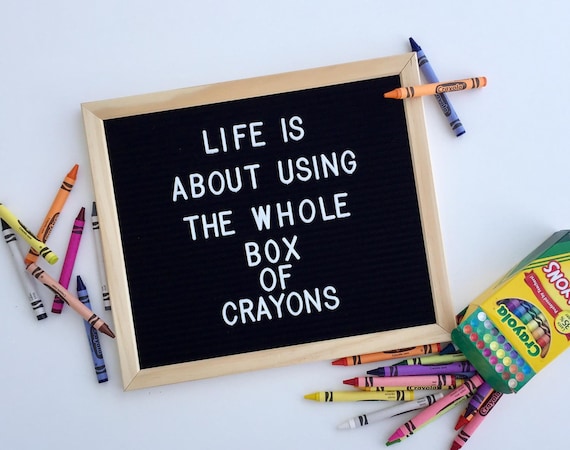 Felt Letter Board 9.5 X 11 286 Letters Black & Gray - Etsy