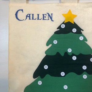 Christmas Tree Advent Calendar Holiday Tree Calendar Christmas ...