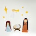 Felt Nativity Story Pieces, Felt Board Stories Sunday School Lesson ...
