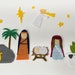 Felt Nativity Story Pieces, Felt Board Stories Sunday School Lesson ...