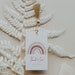 Boho Rainbow Favor Tags Muted Rainbow Birthday Party Tags - Etsy