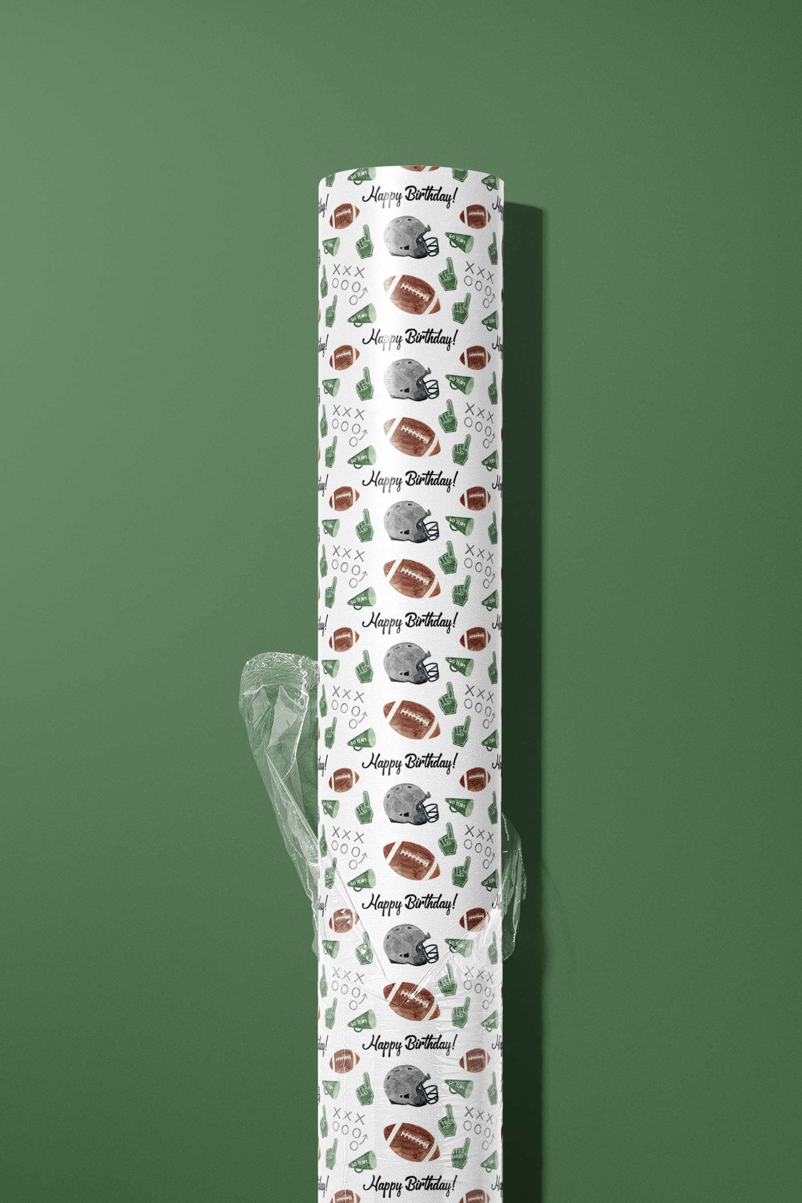 Football Wrapping Paper Football Birthday Gift Wrap Football - Etsy