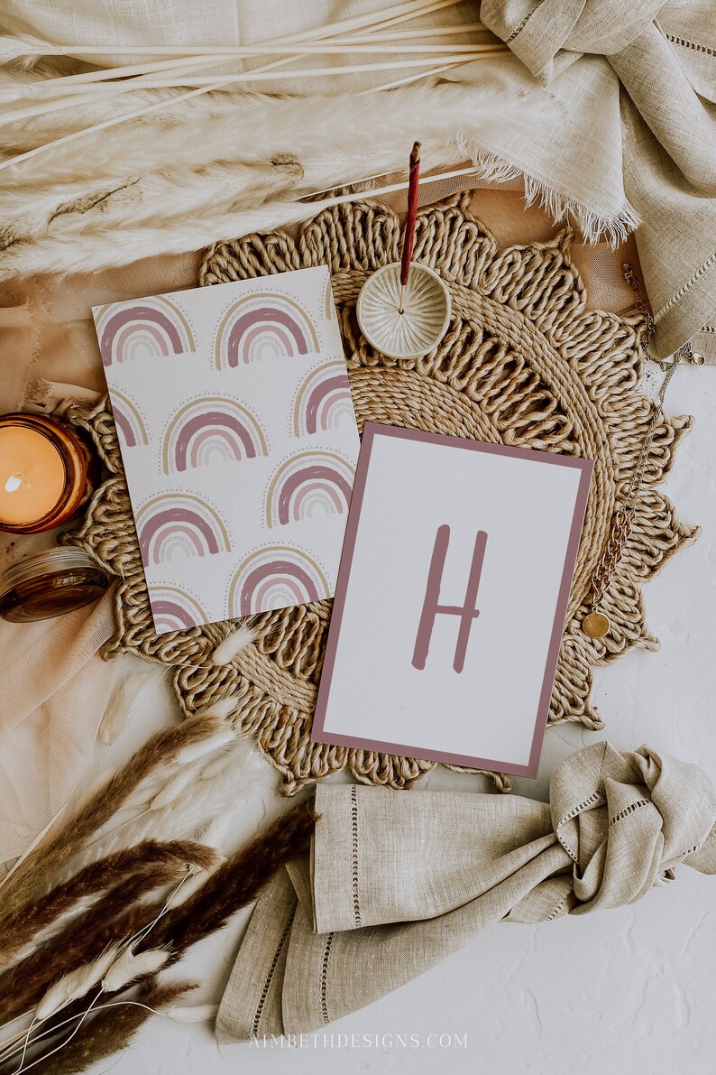 Boho Rainbow Birthday Banner Boho Rainbow Birthday - Etsy