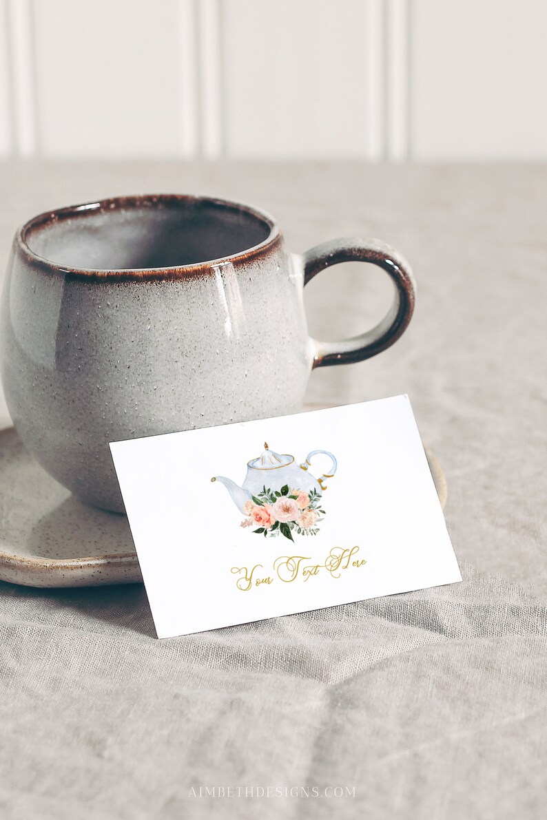 Tea Party Food Cards Tea Food Labels Tea Party Birthday | Etsy