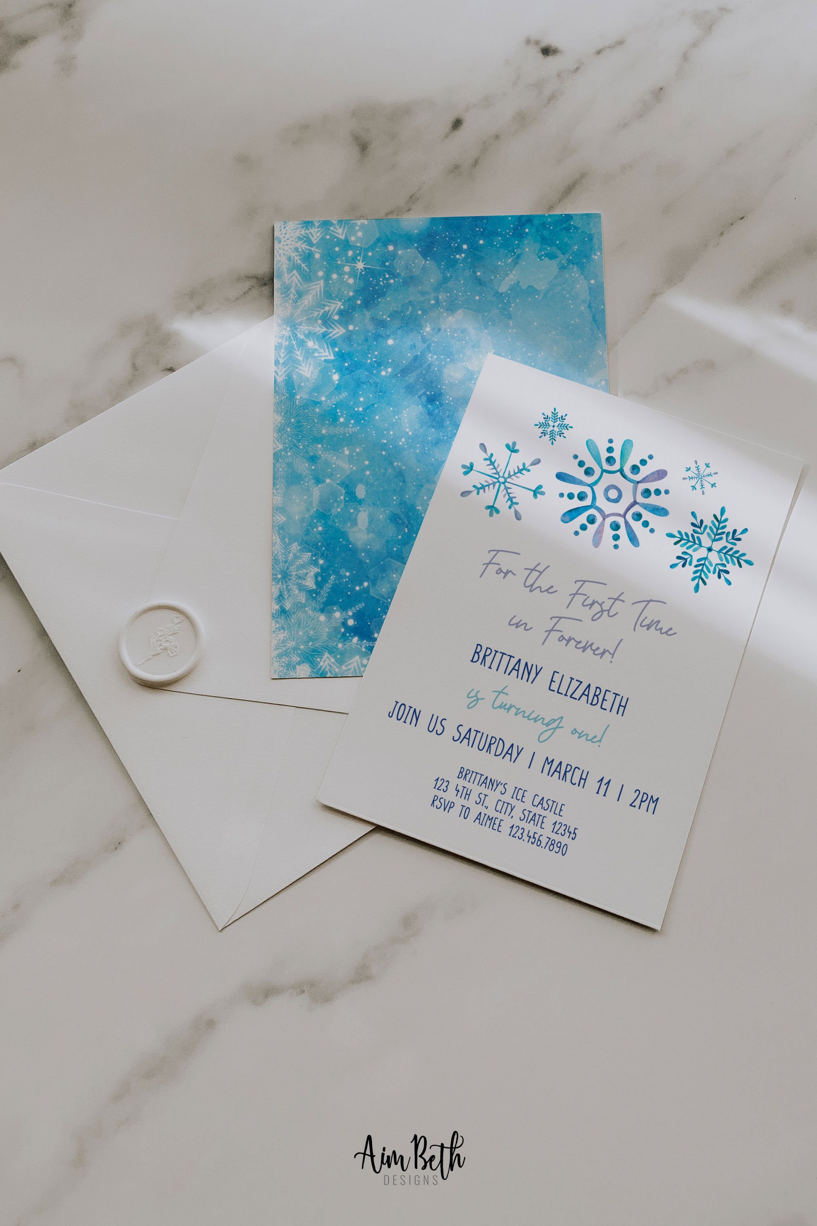 Frozen Birthday Invitation Frozen Invitation Frozen - Etsy