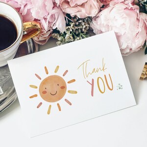 Sunshine Birthday Thank You Card, You Are My Sunshine Thank You Card ...
