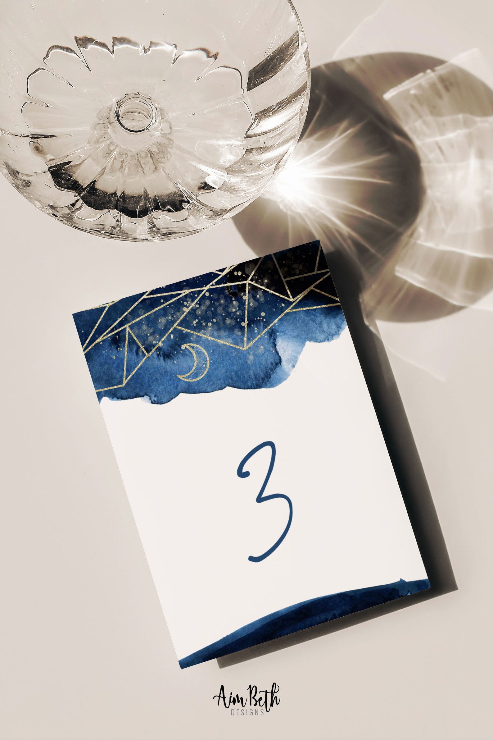 Celestial Wedding Table Numbers, Star Galaxy Table Numbers ...