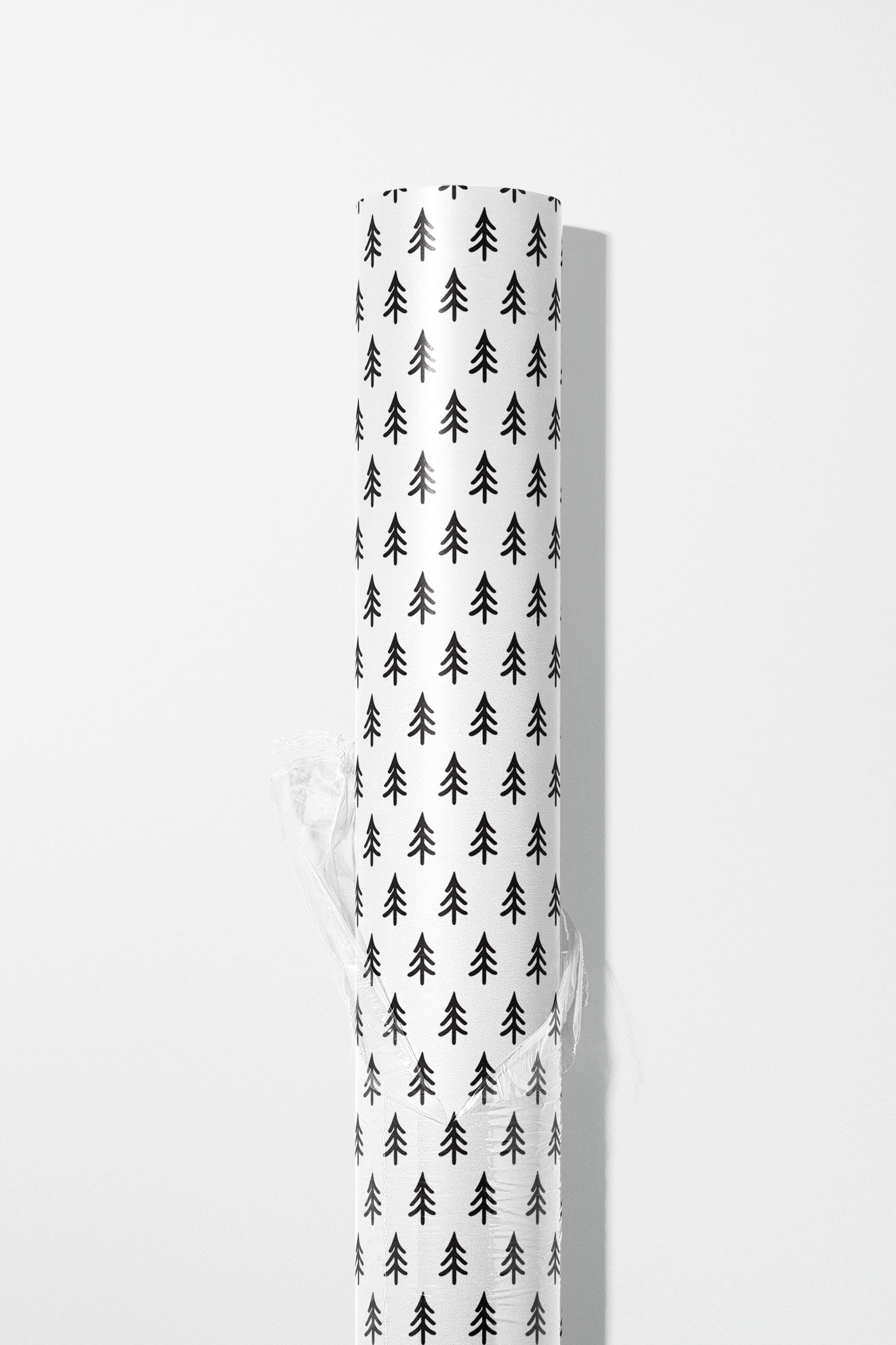 Christmas Tree Wrapping Paper Modern Christmas Gift Wrap | Etsy