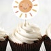 Sunshine Cupcake Toppers, Printable Sunshine Cupcake Toppers, Sunshine ...