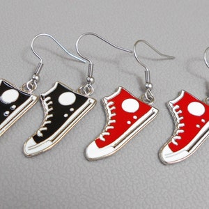 Converse All-stars, Chuck Taylor's, High Top Tennis Shoes Earrings ...