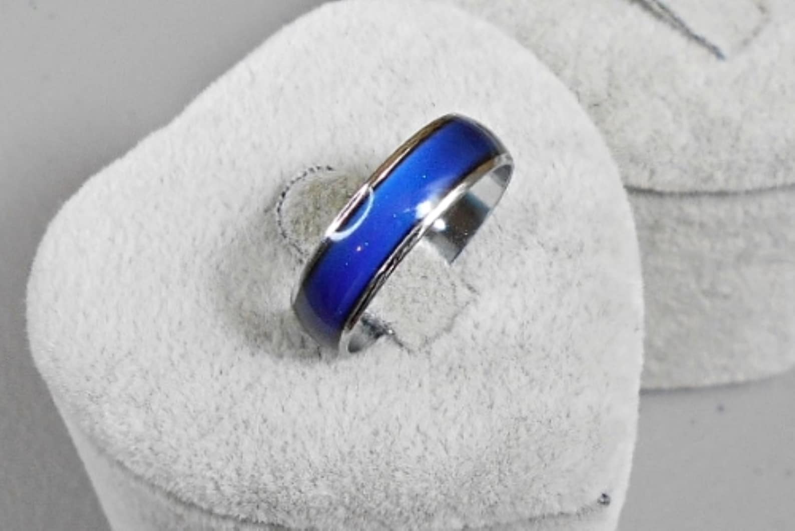 Retro Vintage Mood Ring Stainless Steel Color Chart Included - Etsy