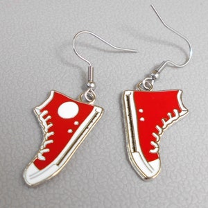 Converse All-stars, Chuck Taylor's, High Top Tennis Shoes Earrings ...
