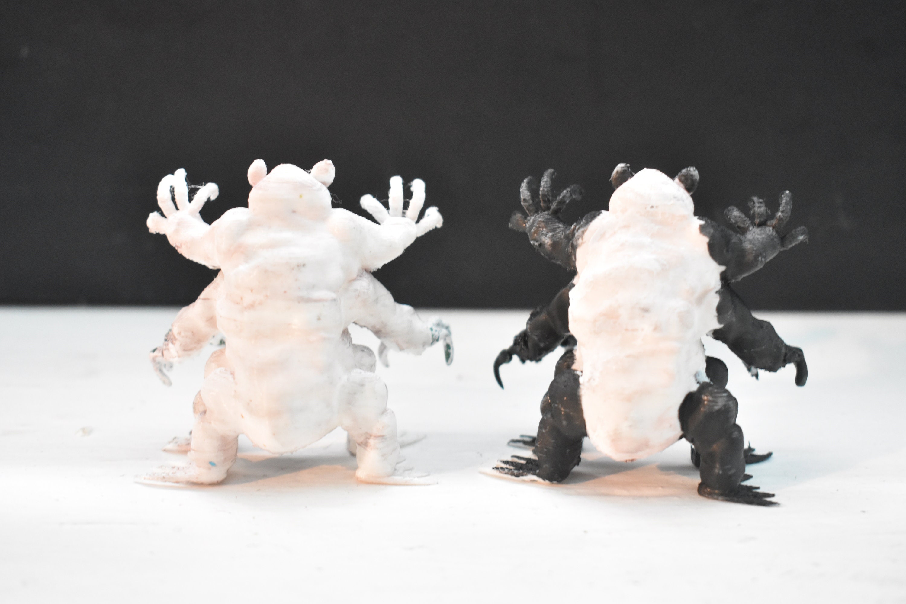 Water Bears, Mini Monster Figurines, Hand-painted 3d-printed ...