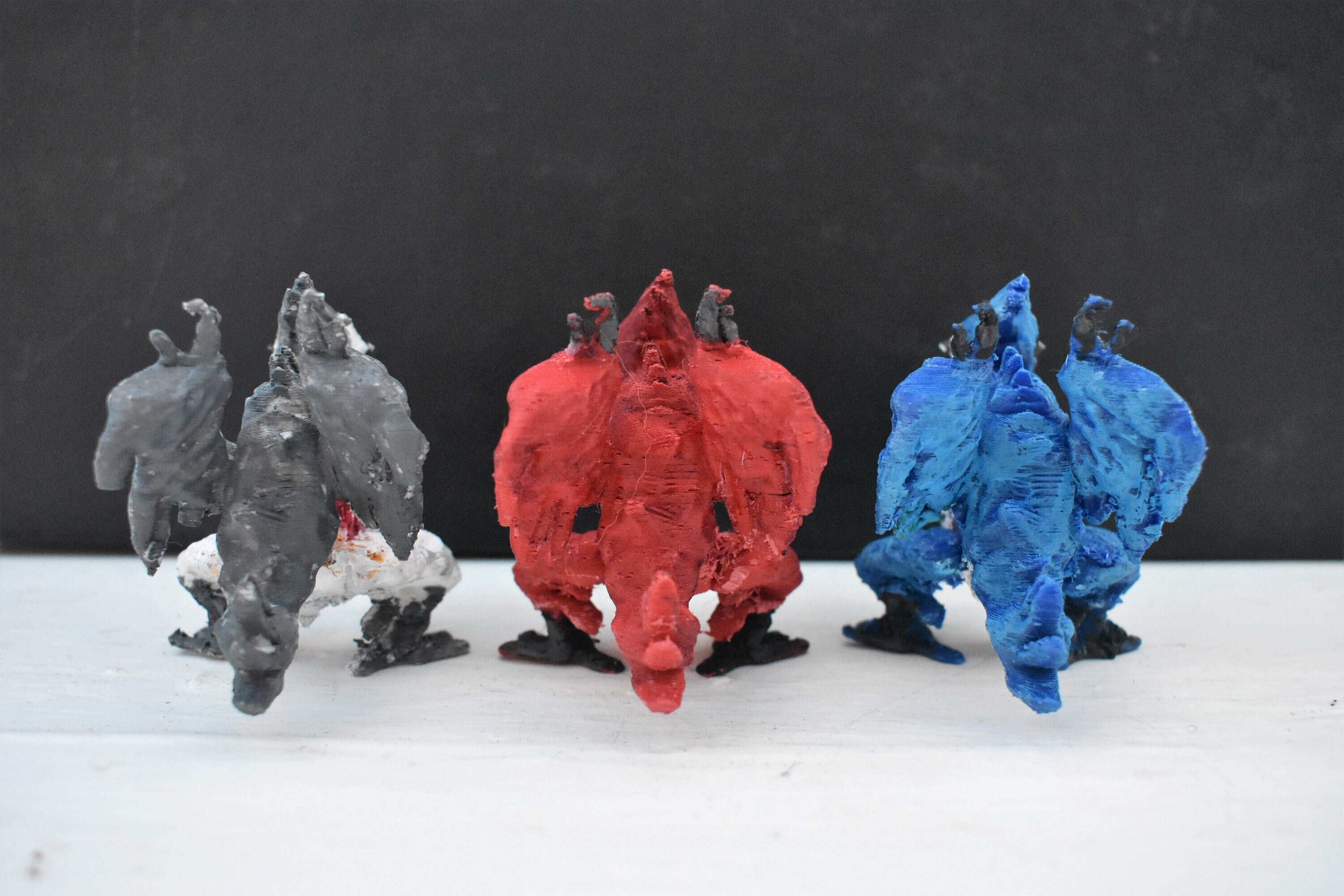 Stymphalian Songbirds, Mini Bird Figurines, Hand-painted 3d-printed ...
