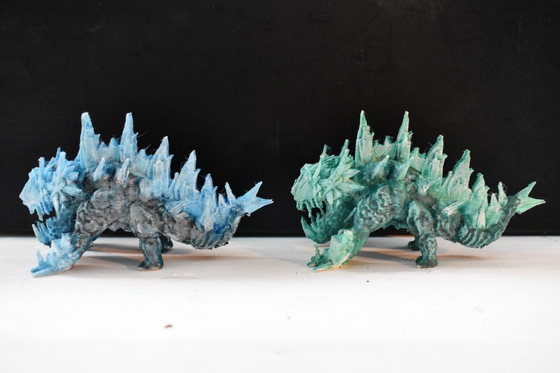 Ice Lizards, Mini Dragon Figurines, Fantasy Miniatures, Hand-painted 3d ...