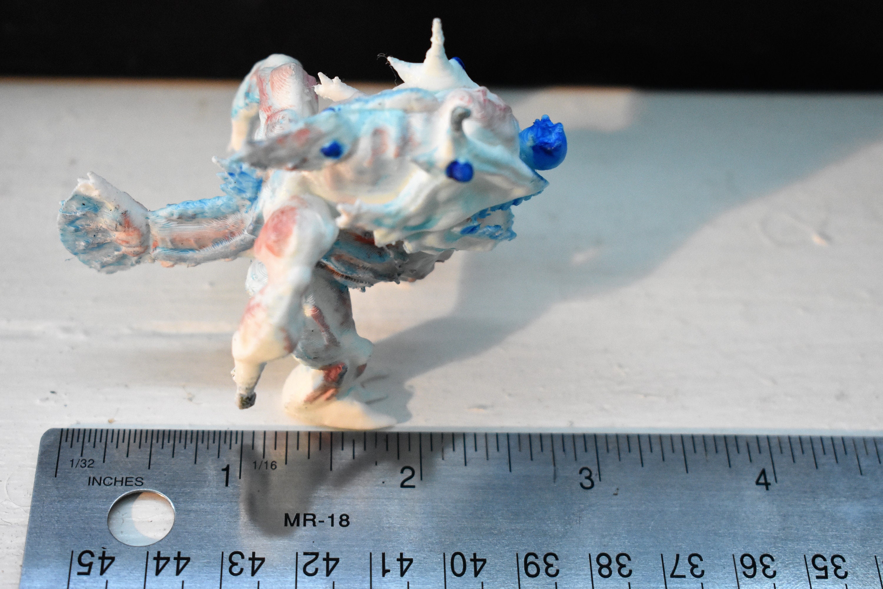 Ghostly Angleroid, Mini Deep Sea Anglerfish Figurine, Glow in the Dark ...