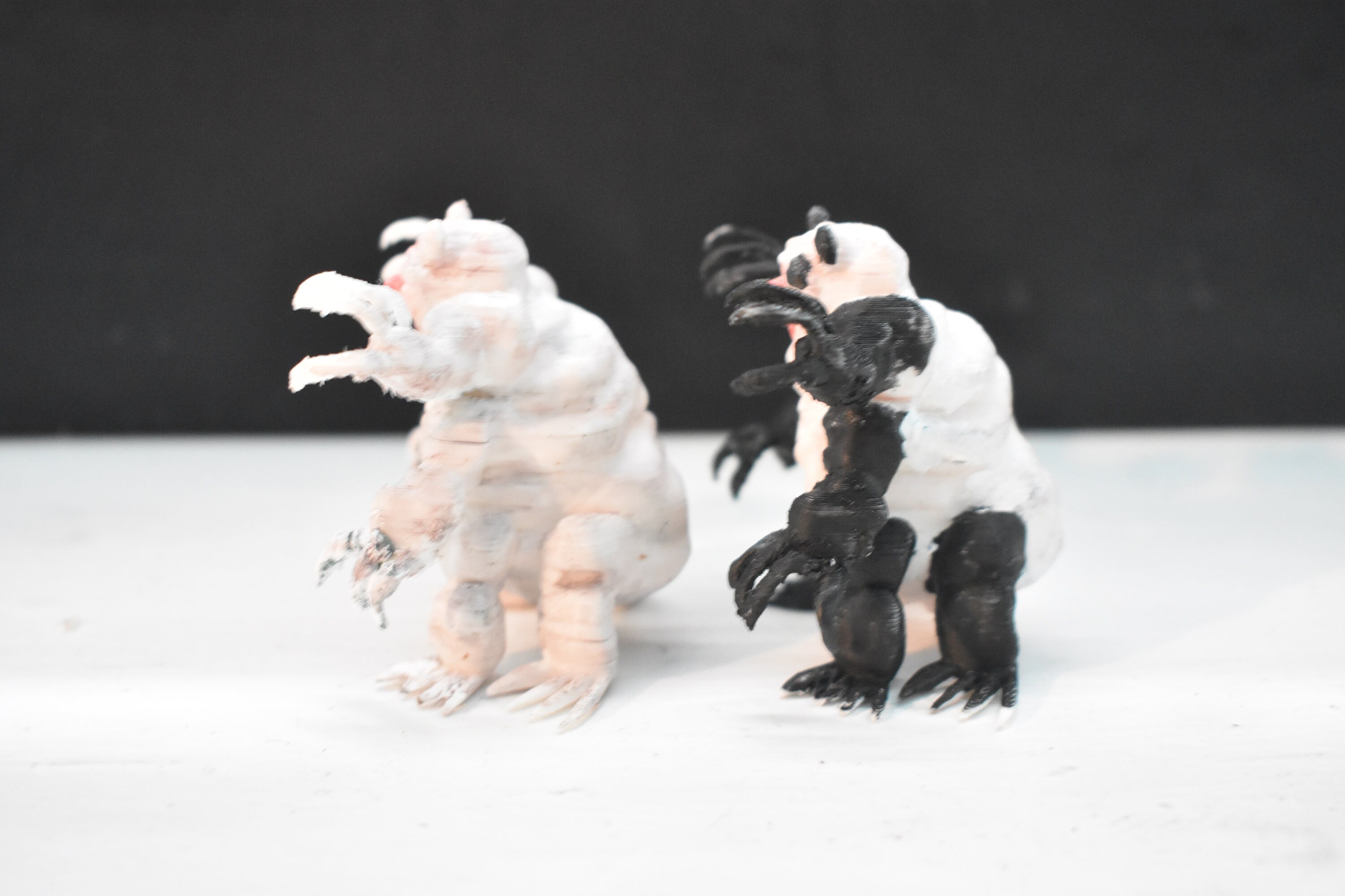 Water Bears, Mini Monster Figurines, Hand-painted 3d-printed ...