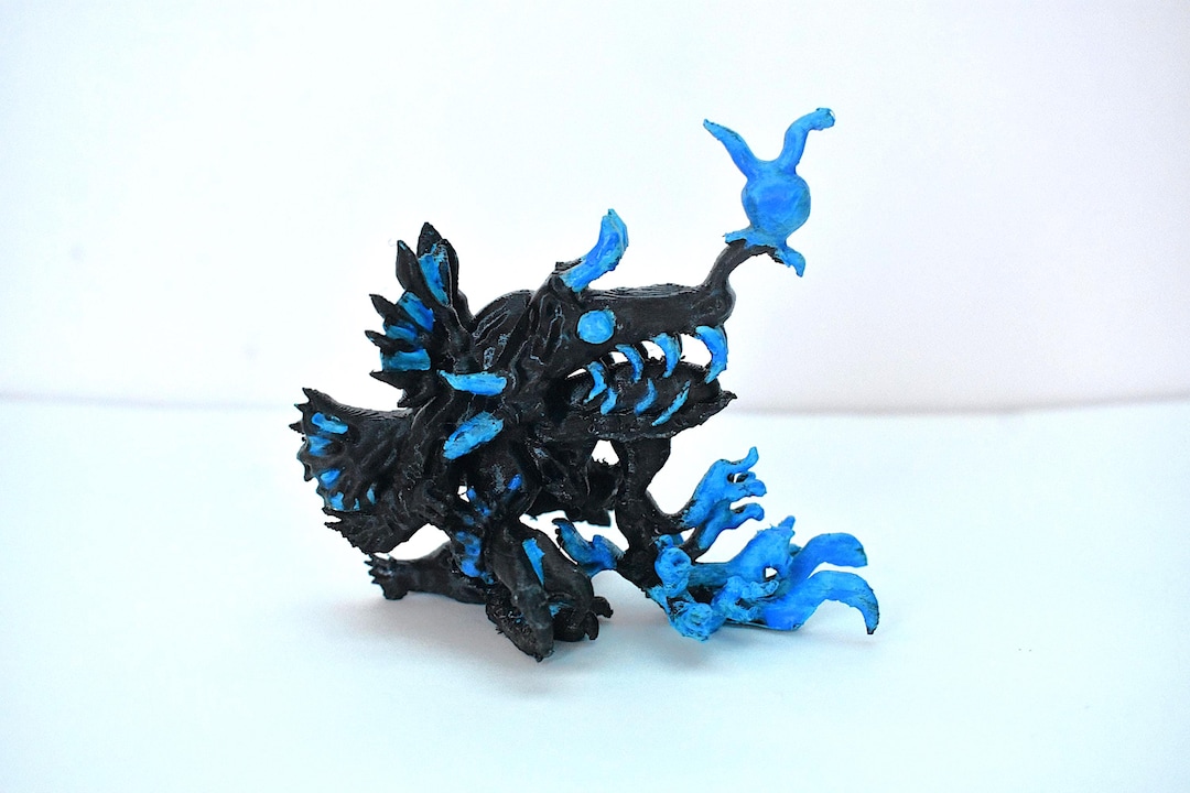 Netdevil Angleroid, Mini Deep Sea Anglerfish Figurine, Glow in the Dark ...