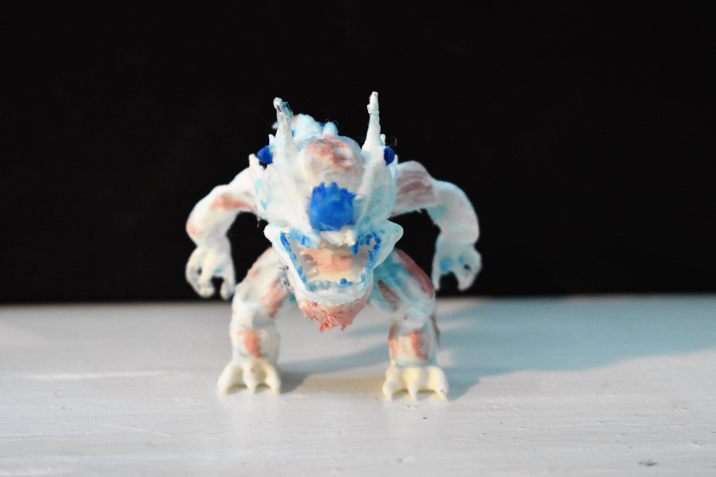 Ghostly Angleroid, Mini Deep Sea Anglerfish Figurine, Glow in the Dark ...